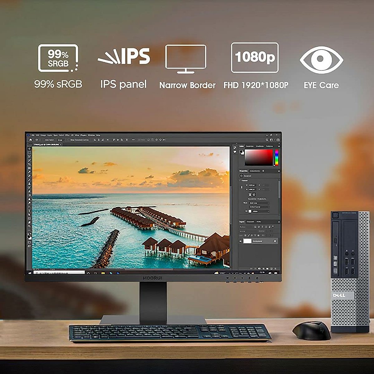 Dell OptiPlex 7010 Desktop Computers with 24 inch Monitor PC Bundle, Intel Core i7-3770 3.4GHz, 16GB Ram New 512GB SSD,Intel AC8260 Built-in WiFi, DVD-RW, Refurbished Desktop Windows 10 Pro (Renewed)