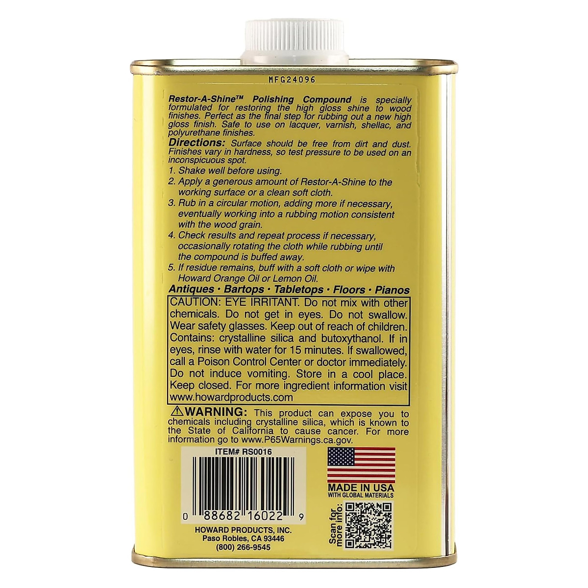 Howard Products PC0016, 16 oz