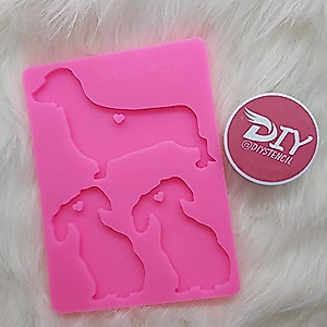 Dachshund Mold,Dachshund Family Keychain Mold,Dachshund Silicone Mold,DachshundMold, Dachshund Resin Mold, Dachshund Mould,Dachshund Chocolate Mold,Dachshund Cake Mold,Dachshund Candy Mold