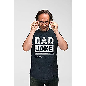 dad Joke Loading Shirt Funny t Shirts for Men Best dad Gifts from Daughter Tshirt (Charcoal Black, Medium)