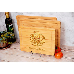 Merry Christmas Cutting Board, Personalized Christmas Decoration Board, Gift for Mom,Grandma, Couples, Unique Gift For Holiday Season, Customize Cutting Board