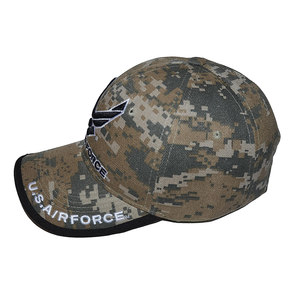 Icon Sports Group US Air Force Hat Official Licensed Military Cap, Unisex Embroidered Camo Military Baseball Cap