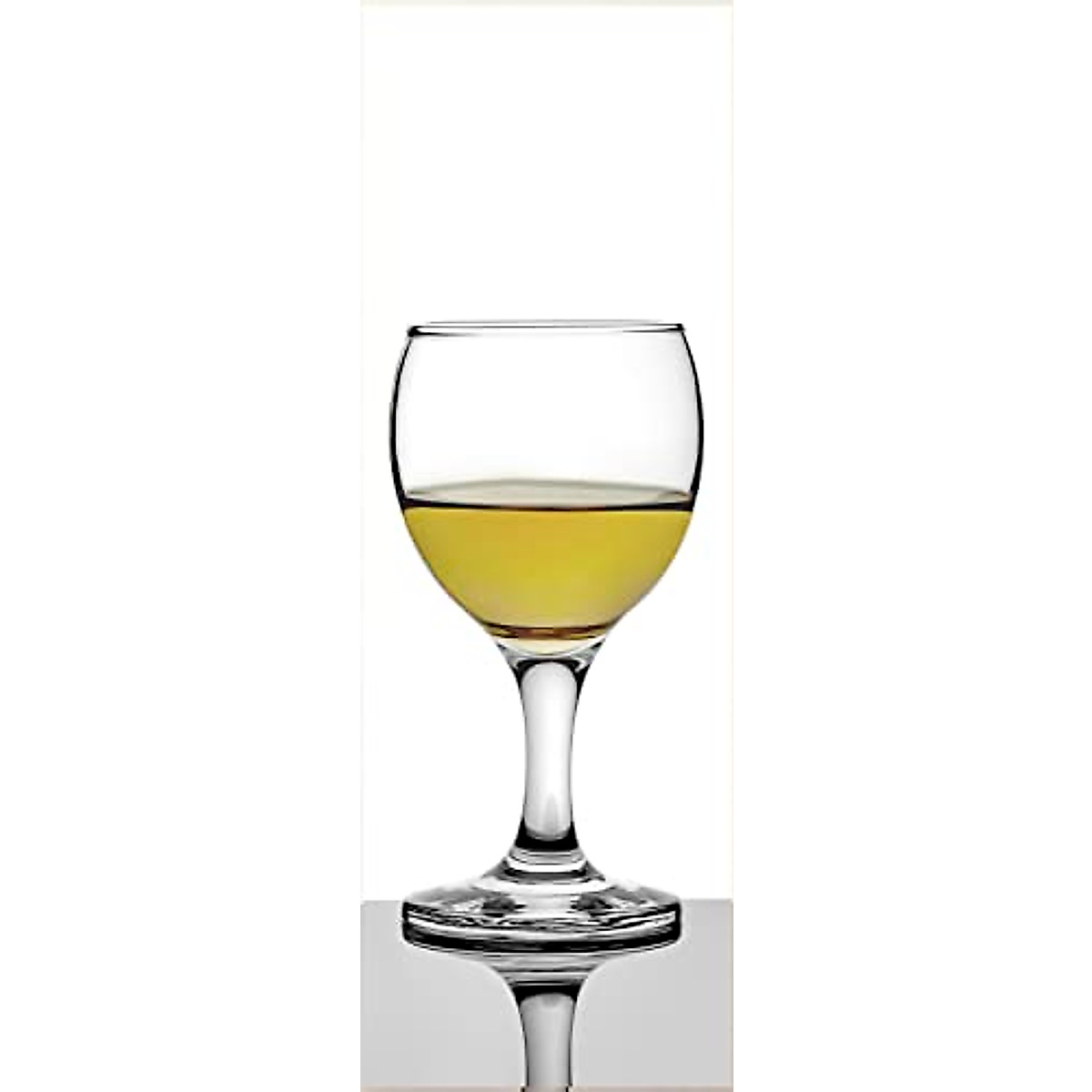 Pasabahce Premium Stemmed Mini Clear Wine and Champagne Glasses, Set of 6,Uniqe Desing Goblet 5.75 Oz, Perfect for Parties, Gifts, Housewarming, Weddings, Aniversary