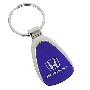 Au-TOMOTIVE GOLD Tear Drop Key Chain for Honda S2000 (Blue)