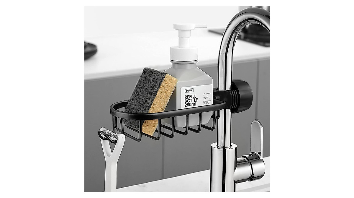 CZMIYRPY Stainless Steel Faucet Rack for Kitchen & Bathroom
