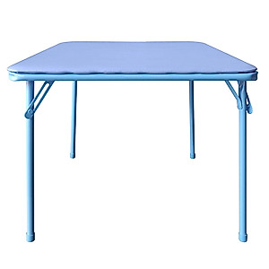 Plastic Development Group CH2023 5 Piece Colorful Kids Activity Foldable Table and Chair Furniture Set for Home Playrooms, Multicolor