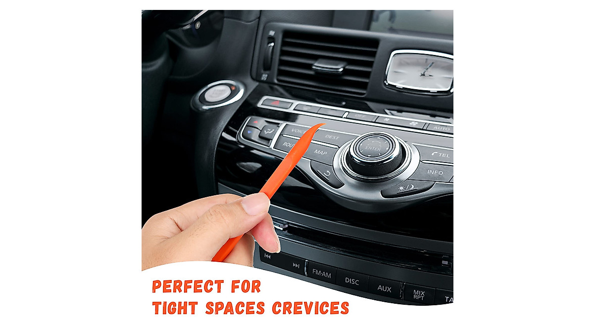 Multi-Purpose Plastic Scraper Set - 18 Non-Scratch Tools for Cleaning