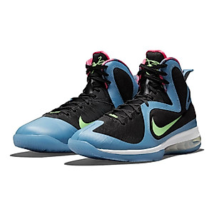 Nike Lebron IX Black/Lime Glow/Dutch Blue/Fusion Red 7.5 D (M)