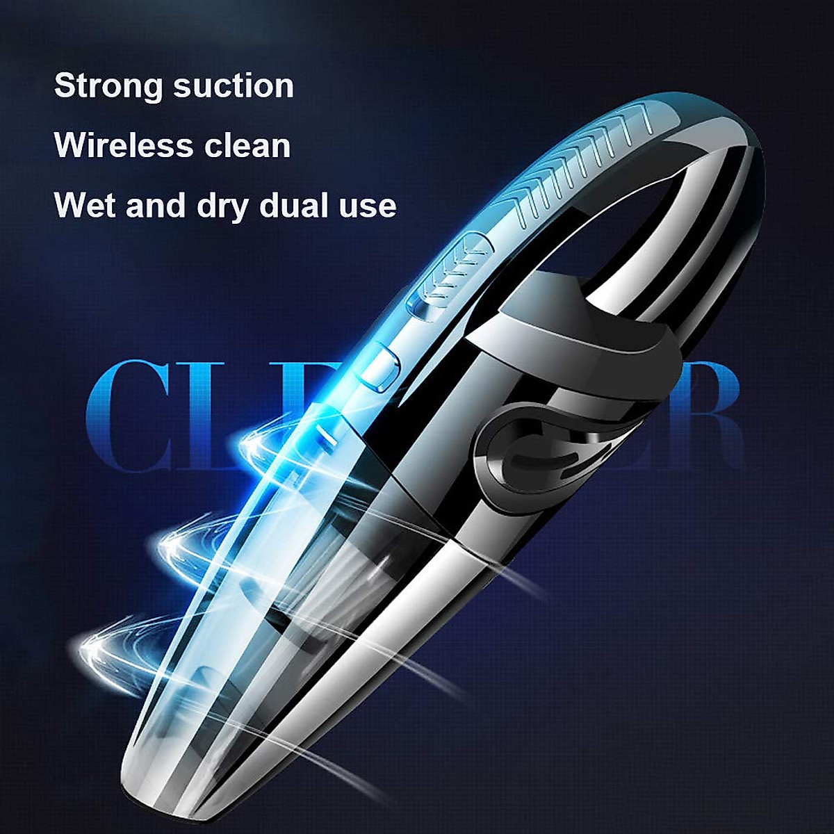 sazoley 3200Pa Car Vacuum Cleaner High Power Cordless, Handheld Cordless Vacuums, Powerful Cyclone Suction Wet/Dry Vacuum for Auto Home