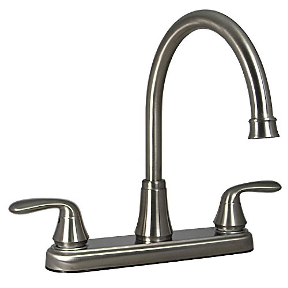 PHOENIX VITAL LIFE Phoenix Faucets PF231402 Two-Handle 8" Hybrid Kitchen Faucet with High-Arc Spout - Brushed Nickel