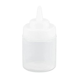 G.E.T. SB-8-CL 8 oz. Squeeze Bottle, Break Resistant, Polyethelyne, Clear (Pack of 12)