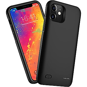 iCatchy Battery Case iPhone 12 Mini(5.4 inch), Large Capacity 8200mAh Ultra-Thin Portable 2-in-1 Charging and Protection Battery case,Compatible with iPhone 12 Mini Extended Battery Charger case