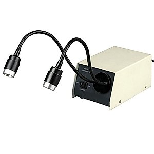 AmScope LED-14M 14-LED Microscope Dual Gooseneck Lights