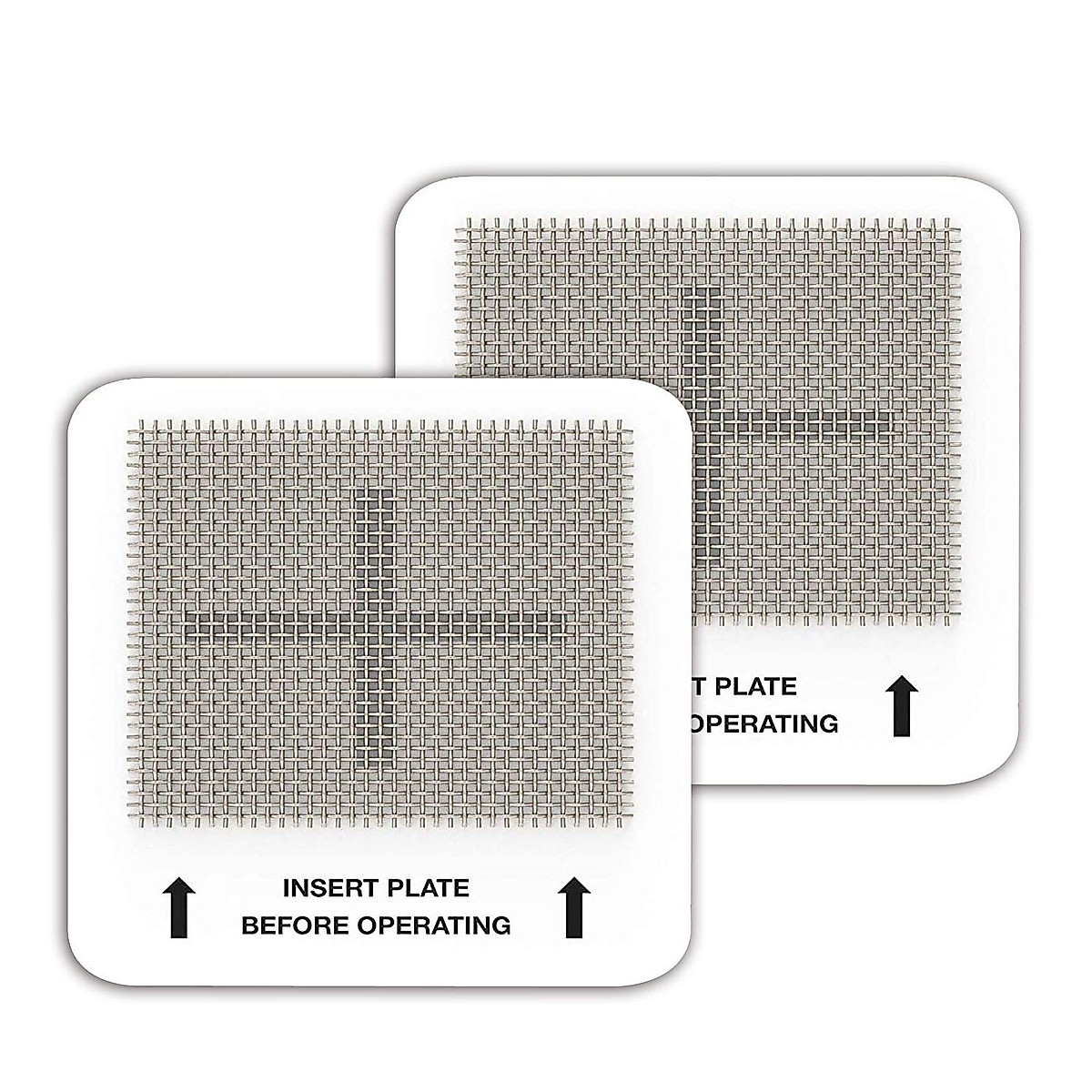 Ceramic Ozone Plates for Generic Ozone Generator，Washable Purification Air Purifier 4.5" x 4.5" Air Fresh Replacement Parts (2-PCS)