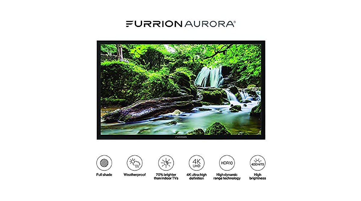 Furrion Aurora 43-inch Outdoor TV - Weatherproof 4K UHD HDR LED