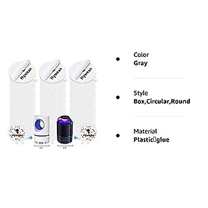 24 Pack Fly Trap Refill Glue Boards Fits for 4.3" Mosquito Traps Glue Boards for Insects Use