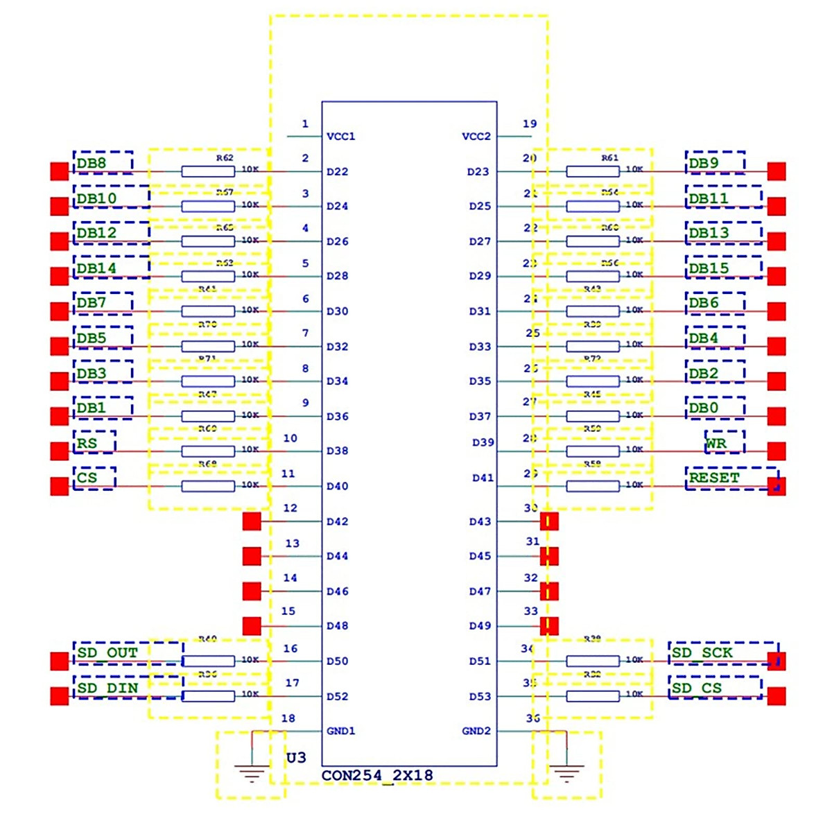 3.2 Inch TFT LCD V2.2 Expansion Board for Mega 2560