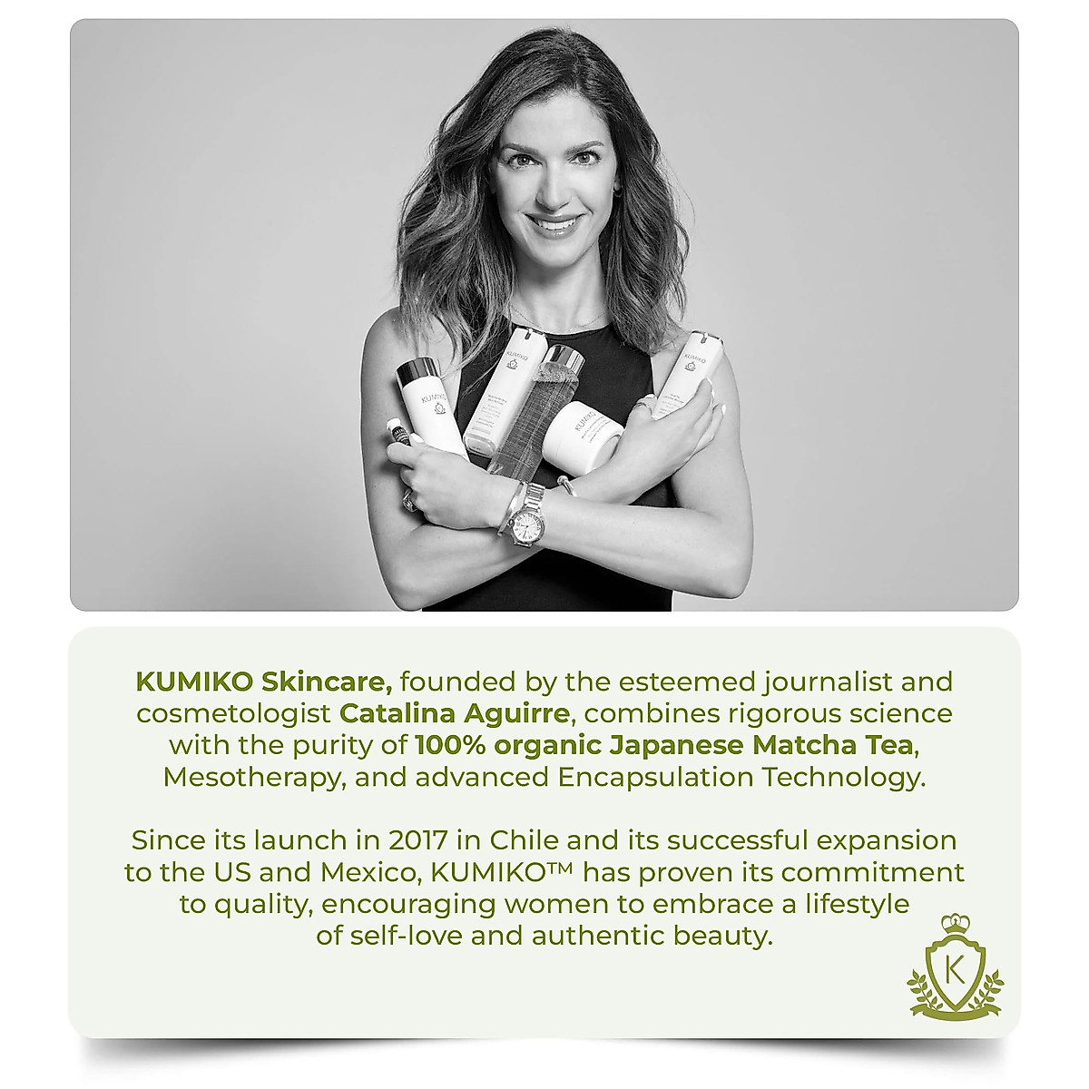 KUMIKO Ultimate Age Defying Matcha Revitalizing Facial Ampoule for Men and Women - Facial Serum Hydrates & Plumps Skin - Defend, Restore and Rejuvenate All Skin Types with Vitamin C - 15 Vials