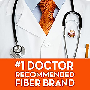 Metamucil On-The-Go, Daily Psyllium Husk Powder Supplement, Sugar-Free Powder, 4-in-1 Fiber for Digestive Health, Orange Flavored Drink, 44 Packets