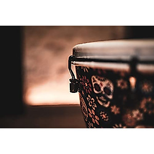 Meinl Percussion Djembe Hand Drum Circle Instrument with Synthetic Shell and Head, Alpine Series — NOT Made in China — Easy Tuning, 2-Year Warranty (ADJ12-SI)
