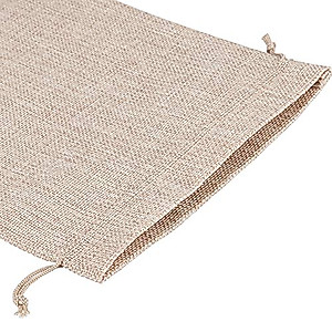ZOENHOU 30 Packs 8 x 12 Inch Large Burlap Bags with Drawstring, Durable Jute Drawstring Bags, Dustproof Burlap Sacks for Favors Party DIY Craft