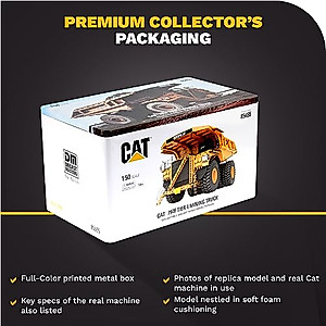 Diecast Masters 1:50 Caterpillar 797F Tier 4 Final Mining Truck | High Line Series Cat Trucks & Construction Equipment | 1:50 Scale Model Diecast Collectible | Diecast Masters Model 85655