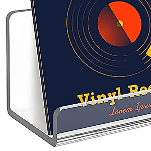 ULENDIS 12 Pack Vinyl Record Shelf Wall Mount, Clear Acrylic Album Record Holder for Display Daily Listening, Floating Shelves with Installation Hardware and Tools