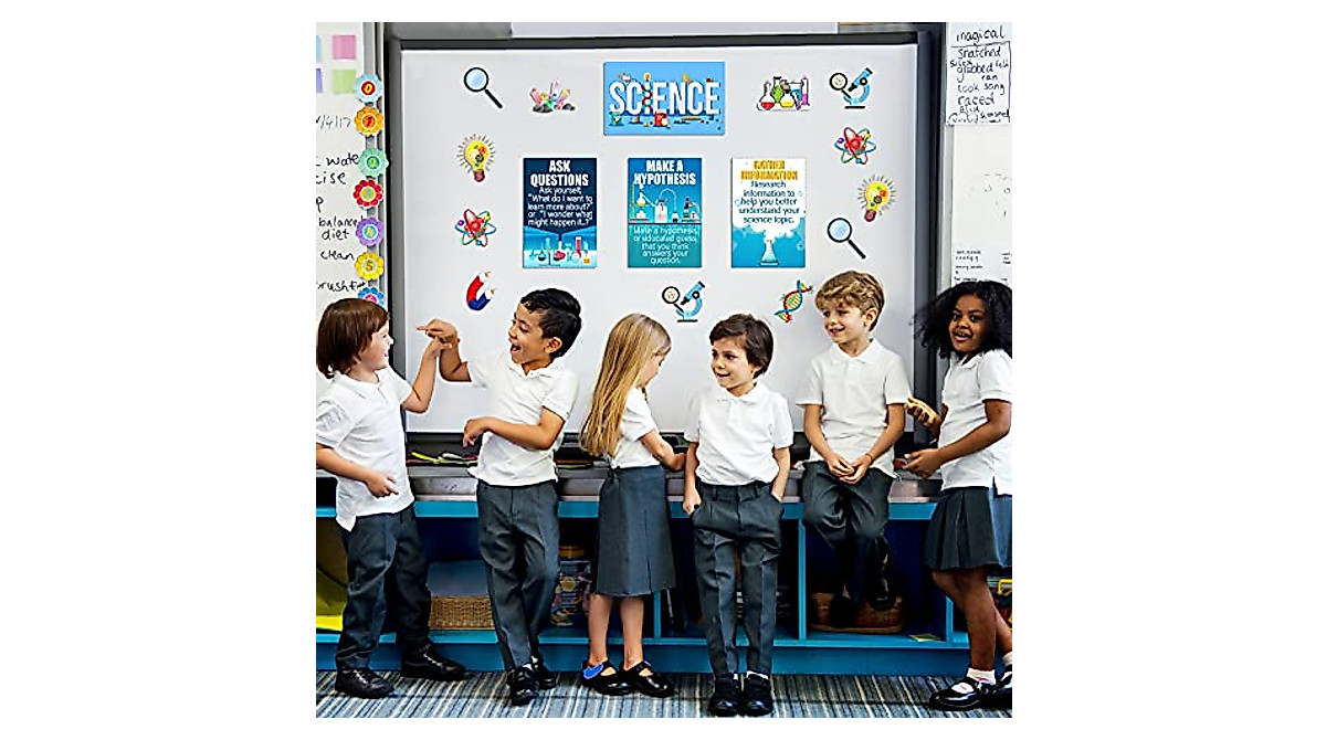 Science Bulletin Board Set: Classroom Decor & Lab Supplies