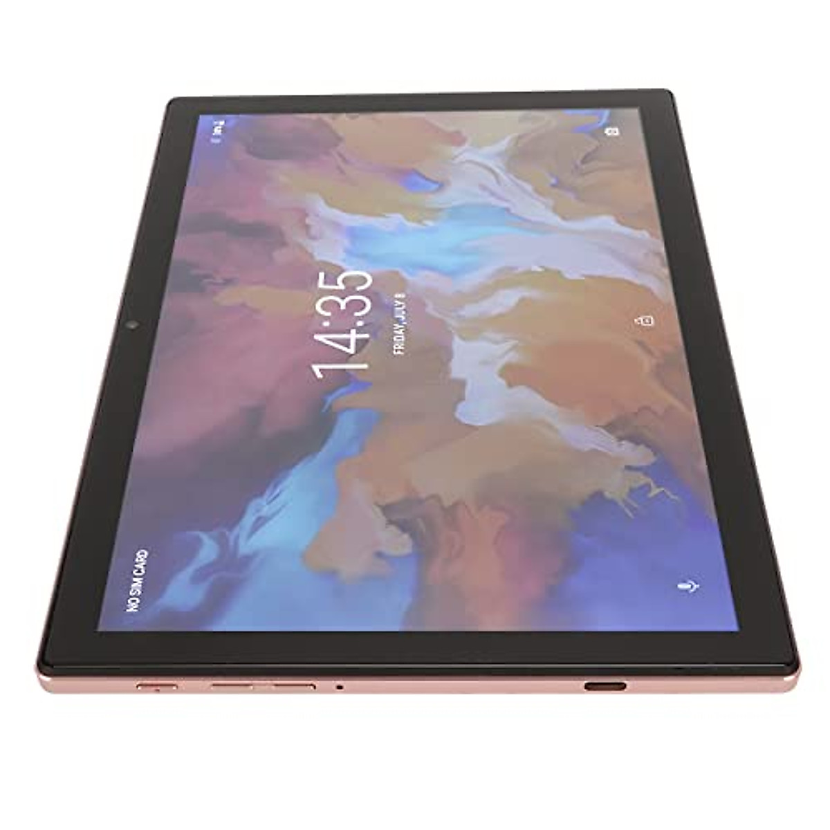 10 Inch Tablet, 100-240V Call Support Tablet PC for Home (Gold)