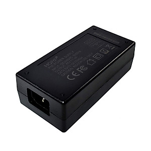 HQRP 48V POE Injector IEEE 802.3AT for Cisco WAP371, WAP4410N, Valet M10 AP Access Point + HQRP Euro Plug Adapter