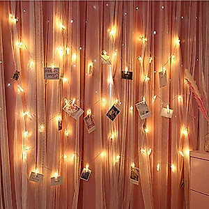 20/50/100pcs Transparent Clips,Spring Hanging Clips Clothes Plastic Clamp Line Clips Clothespins for Photos Cloth Paper(3.4cm 20pcs)