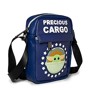 Star Wars Bag, Crossbody, the Mandalorian, the Child, Baby Yoda Precious Cargo, Vegan Leather