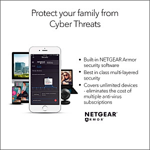 Netgear NETGEAR RAX50-100NAR Nighthawk 6-Stream AX5400 WiFi 6 Router, Black (Renewed)
