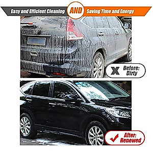 Electric Pressure Washer Homdox Pressure Washer 1500W Power Washer High Pressure Cleaner Machine with 5 Nozzles Foam Cannon,Best for Cleaning Homes, Cars, Driveways, Patios(Green)