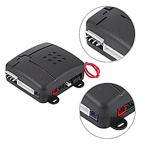 Car Alarm Security System, Universal Anti-Theft Device Car Alarm Security Protection System Car Keyless Entry System with 2 Remote Controls Car Horn Siren Alarm, DC12V ±3V