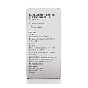 ULTA Beauty Advanced Cleansing Dual-Action Facial Cleansing System and One Set Replacement Brushes