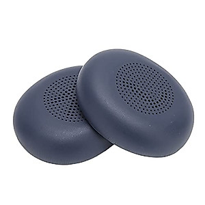 Hilitand Replacement Earpads Cushions for Jabra Elite 45h, Ear Cushion Cover Soft Protein Leather Foam Ear Pads for Evolve2 65 (65MS 65UC USB) On-Ear Wireless Headset(Dark Blue)
