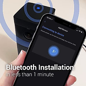 BOSMA X1 Home Security Camera, WiFi Indoor Camera, Super Wide Angle, 360 Degree Rotation, 1080P HDR, HD Video, Color Night Vision, 2-Way Audio, Advanced Motion Detection, 110dB Siren - Black