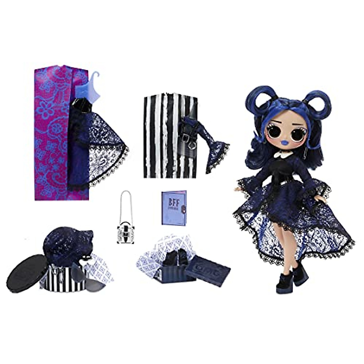 L.O.L. Surprise! OMG Moonlight B.B. Fashion Doll - Dress Up Doll Set with 20 Surprises for Girls and Kids 4+