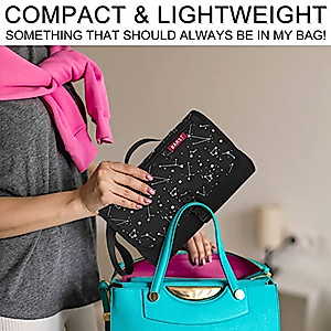 Portable Diaper Changing Pad, Jierwillao Portable Changing Pads with Smart Wipes Pocket