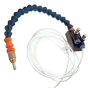 OriGlam 【The Mist Coolant Lubrication Spray System for Metal Cutting Engraving Cooling Sprayer Machine for Air Pipe CNC Lathe Milling Drill