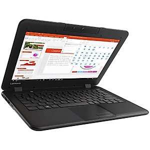 Lenovo 82CE0007US 300e Chromebook 2nd Gen AST 11.6" HD Touchscreen A4-9120C 1.6GHz Integrated AMD Radeon R4 Graphics 4GB RAM 32GB SSD Chrome OS Black (Renewed)