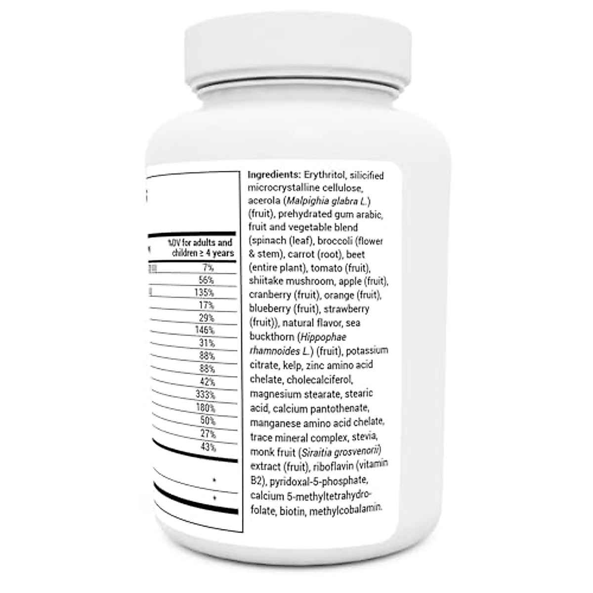 Dr. Berg Kids Chewable Multivitamins (NOT Sweetened w/Sugar) - Daily Multivitamin for Kids That includes 20 Vital Nutrients & A Trace Mineral Complex - Mixed Berry Chewable Vitamins for Kids