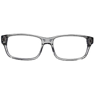 HyperX Spectre 1st Edition - Gaming Eyewear, Blue Light Blocking Glasses, UV Protection, Durable Acetate Frame, Crystal Clear Lenses, Microfiber Pouch, Hardshell Case, Square Eyewear Frame - Grey