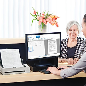 Fujitsu fi-800R Ultra-Compact, Color Duplex Document Scanner with Dual Auto Document Feeders (ADF)