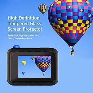 [6pcs] FINEST+ Screen Protector for GoPro Hero 8 Black Tempered Glass Screen Protector + Tempered Glass Lens Protector +Small Display Film for Go Pro Hero8 Action Camera