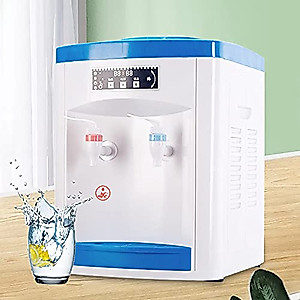 TQSHOoP Hot and Cold Water Dispenser, Countertop Top Loading Water Cooler Dispenser 5 Gallon Electric Water Dispenser for Office Home