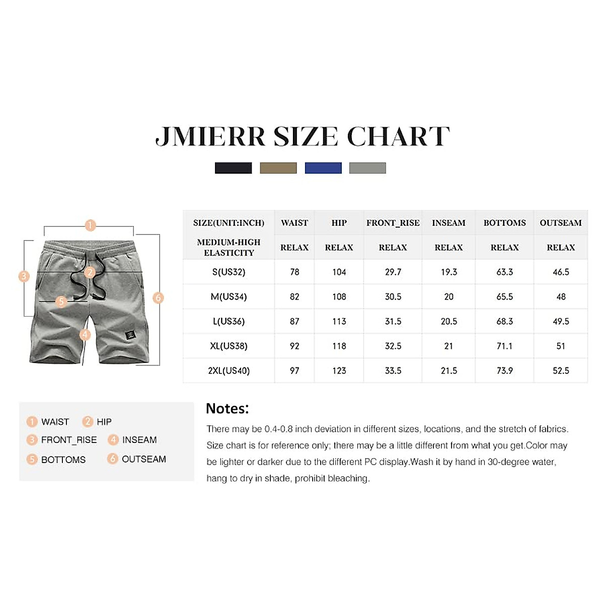 JMIERR Men's Cotton Sweat Shorts with Pockets Workout Lounge Jogger Gym Shorts 7 inch Inseam Basketball Shorts for Men, US38(XL), A Red