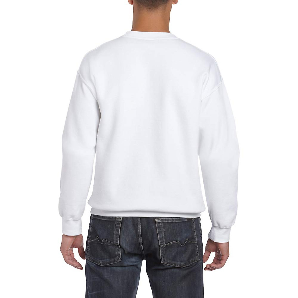 Gildan Men's Heavy Blend 8 Oz, Ash, Large