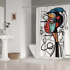 LaCyan Art Shower Curtain (Picasso-A Big)